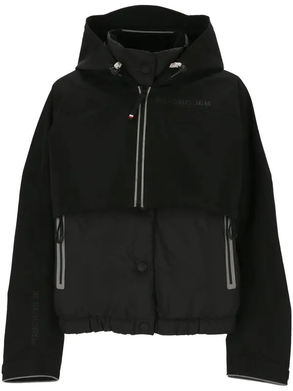 Moncler Logo-print Hooded Jacket - Black