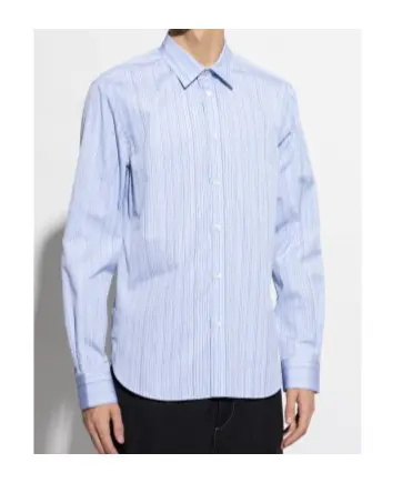 Paul Smith Shirt With Stripe Pattern - Blue