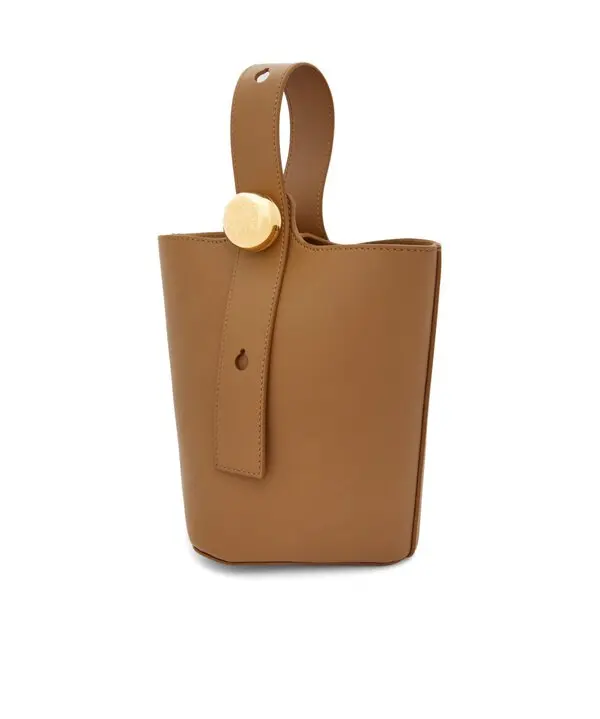 Loewe Pebble Mini Bucket Bag - Brown