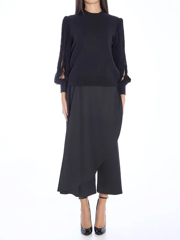 Alaïa Asymmetrical Skirt Trousers