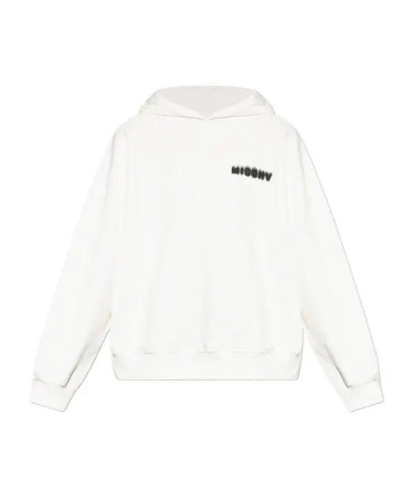 MISBHV Logo Print Hoodie - Off White