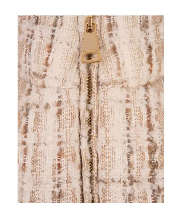 Khrisjoy Padded Checked Tweed Vest