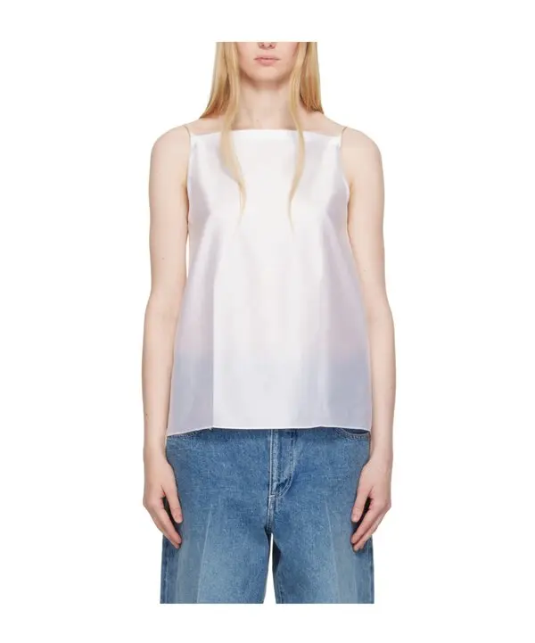 Carven Satin Vest Top