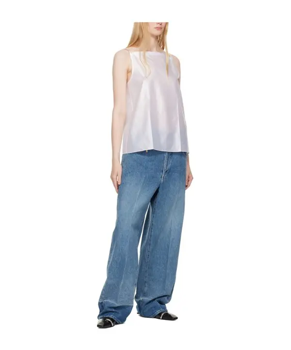 Carven Satin Vest Top