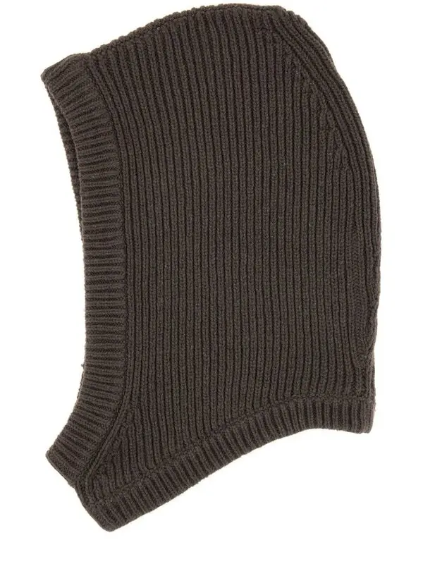 Rick Owens Rib-knit Close-fit Balaclava - Black
