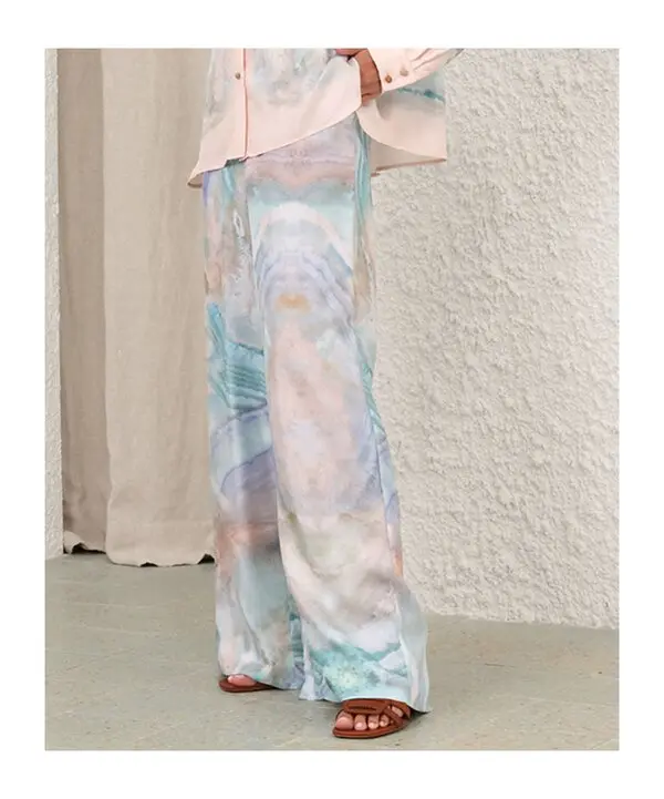 Zimmermann Illuminate Wide-leg Track Pants