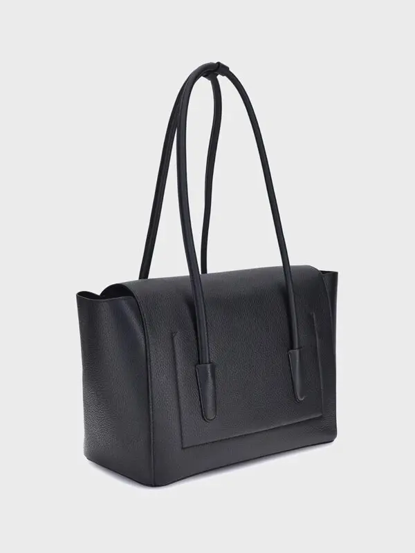 COCCINELLE Logo Printed Double Bit Shoulder Bag