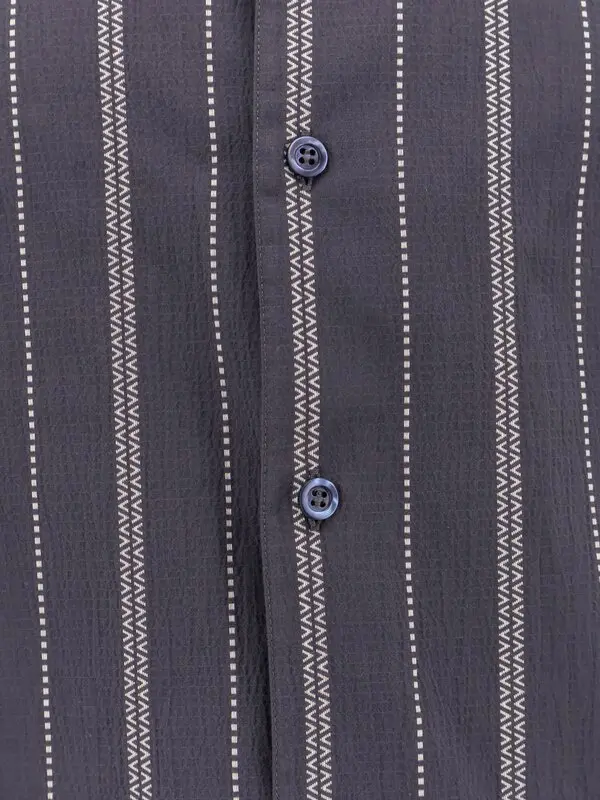 Brunello Cucinelli Striped Short-sleeved Shirt