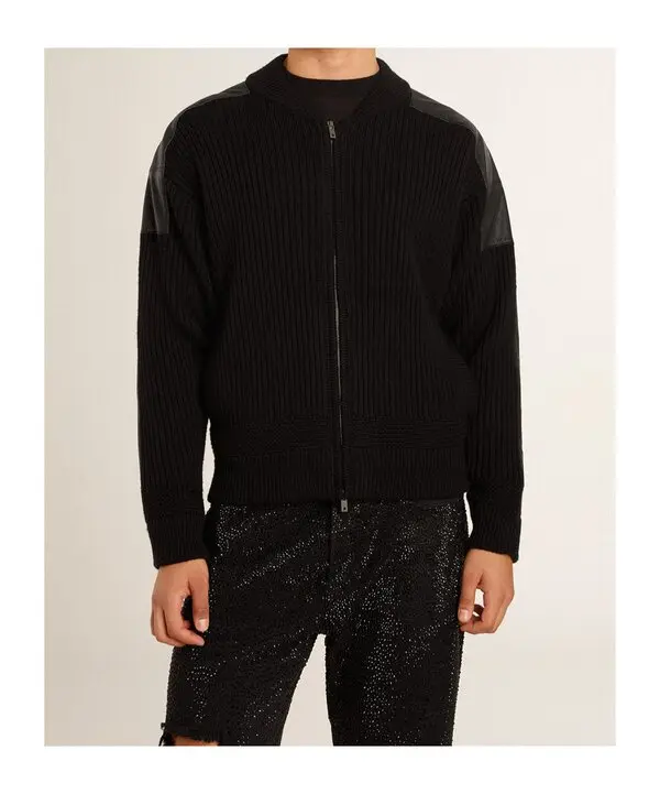 GOLDEN GOOSE Panelled Zipped Cardigan