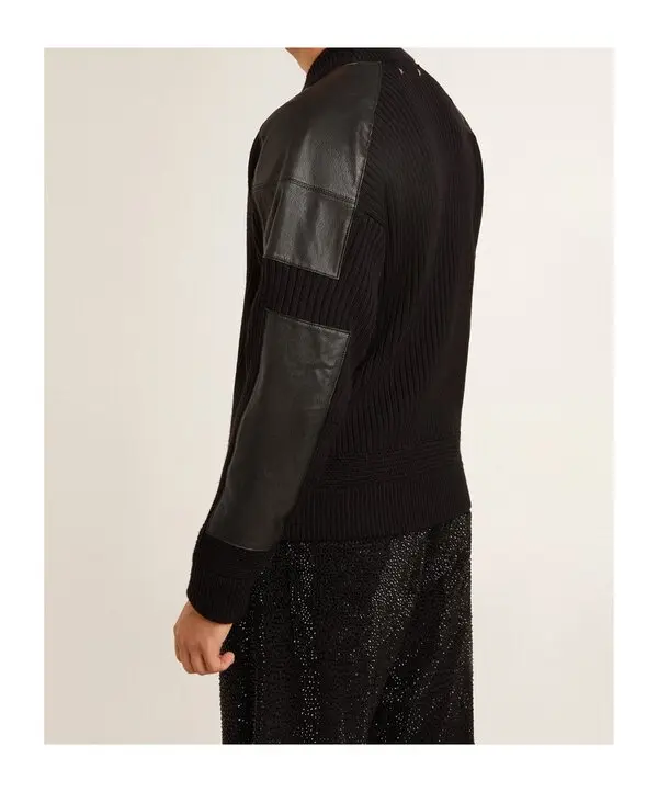 GOLDEN GOOSE Panelled Zipped Cardigan