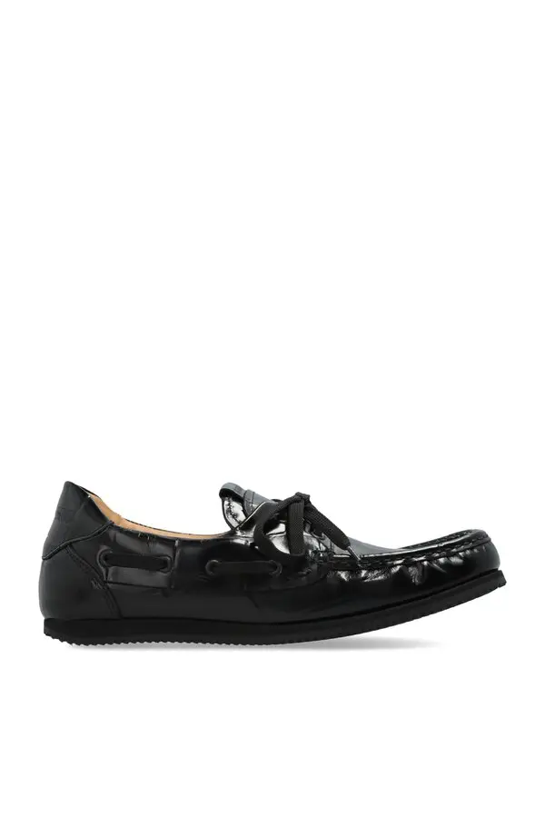 Jacquemus Leather Loafers - Black