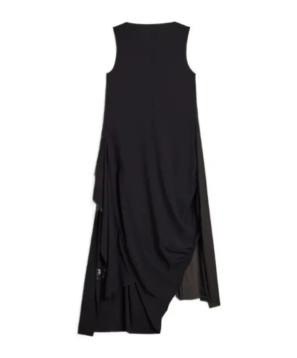 Y3 Asymmetrical Mesh Dress