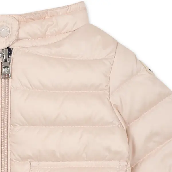 Moncler Stand-up Collar Puffer Jacket With Logo Detail