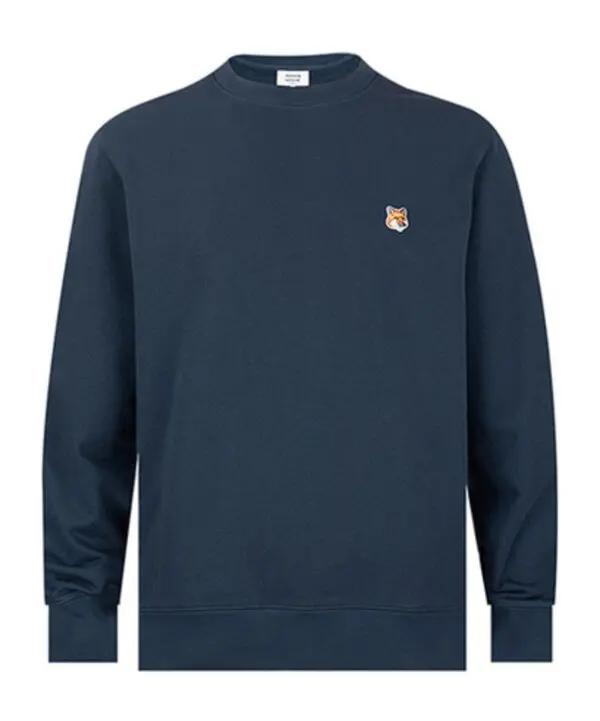 Maison Kitsuné Fox Head Decorated Hoodie
