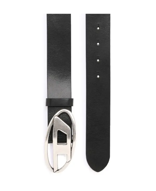 DIESEL® B-1dr D Buckle Belt - Black
