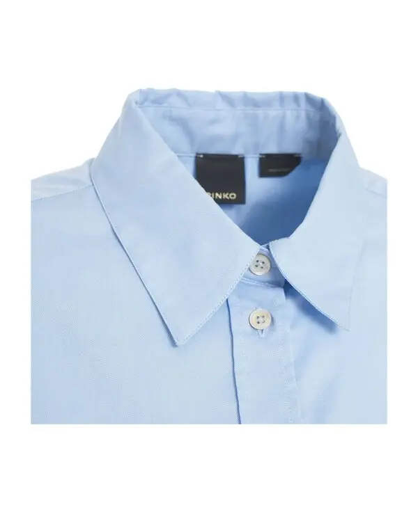 Pinko Love Birds Embroidered Oxford Shirt
