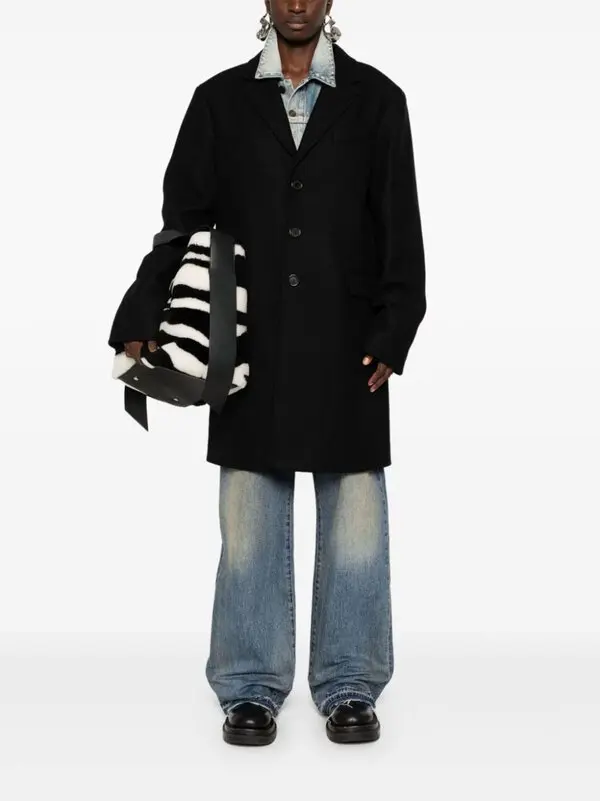 Dsquared2 Single-breasted Notched Lapel Coat