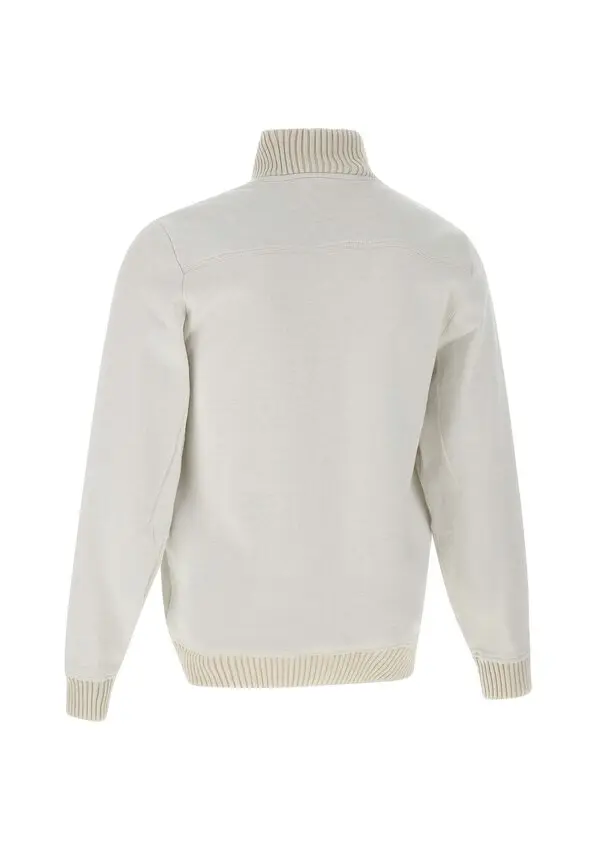 FAY Ribbed Collar Jacket - White