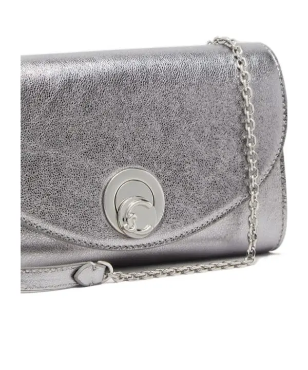 COCCINELLE Nikla Foldover Small Crossbody Bag - Gray