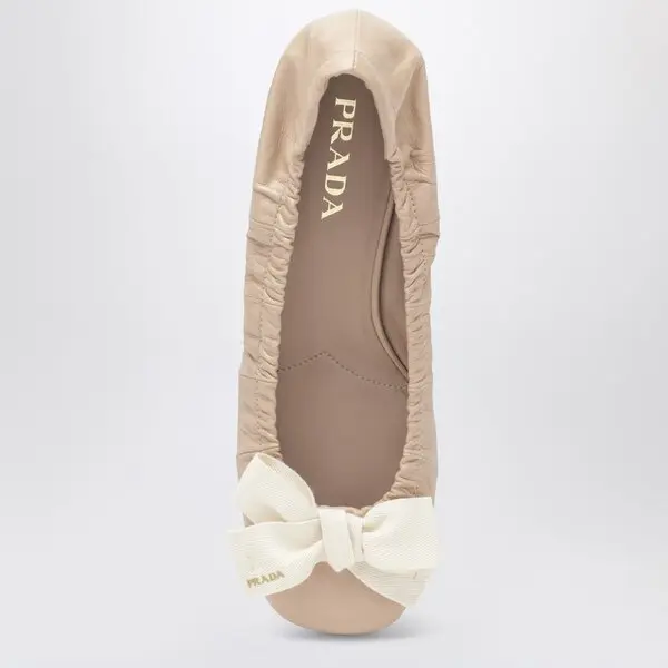 Prada Bow Detailed Ballerinas