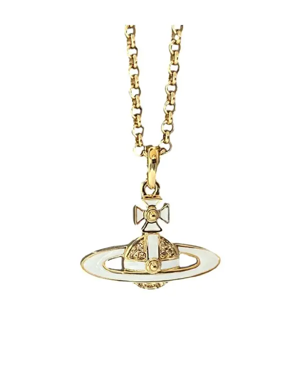VIVIENNE WESTWOOD Logo Pendant Necklace - Multicolor