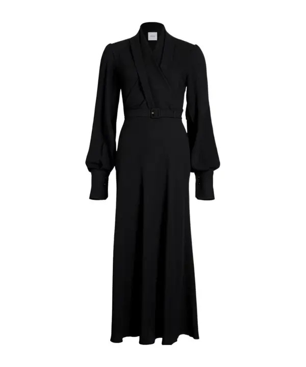 PATOU Belted Wrap Dress
