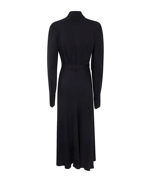 PATOU Belted Wrap Dress