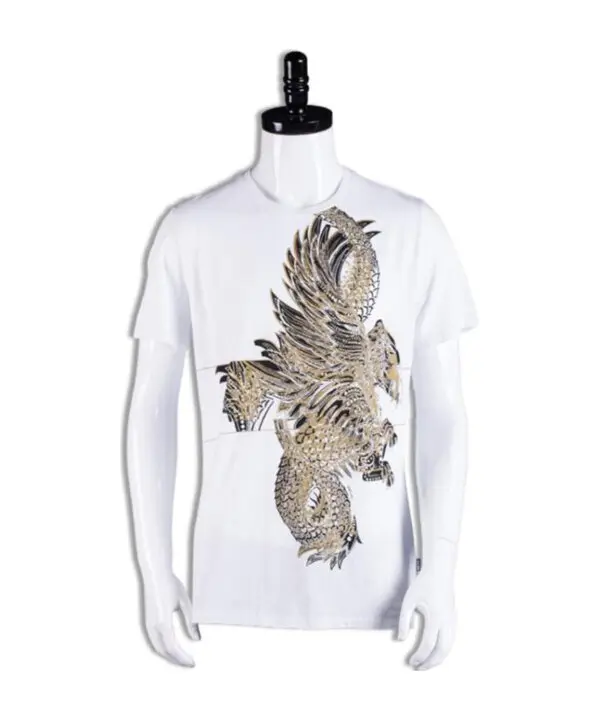Just Cavalli Logo Printed T-shirt - White