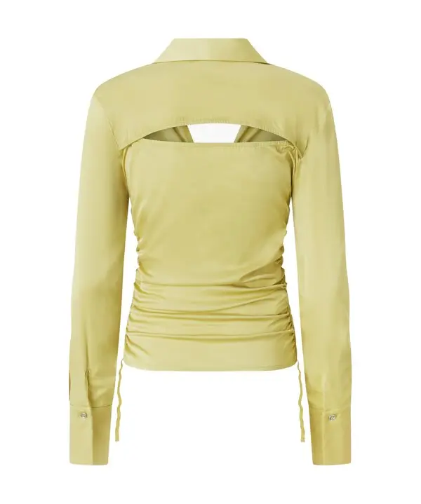 Pinko Ruched Front Opening Shirt - No
