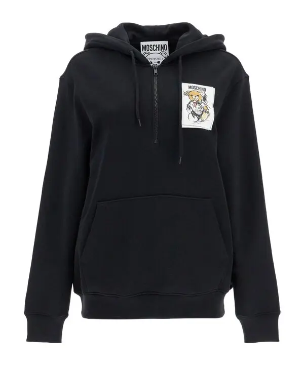 Moschino Long Sleeve Hooded Pullover
