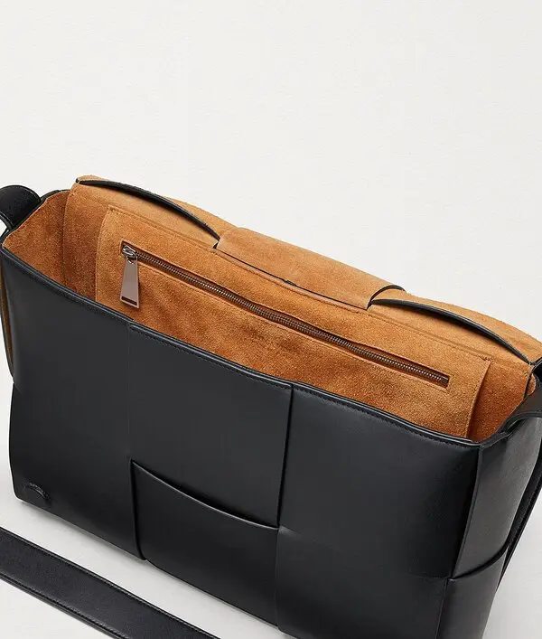 Bottega Veneta Intreciato Arco Large Crossbody Bag