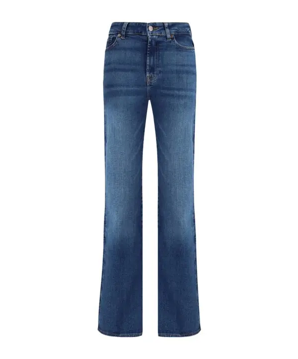 7 For All Mankind Slim Illusion Bootcut Jeans - Blue