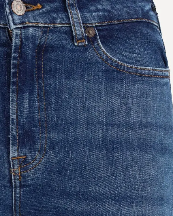 7 For All Mankind Slim Illusion Bootcut Jeans - Blue
