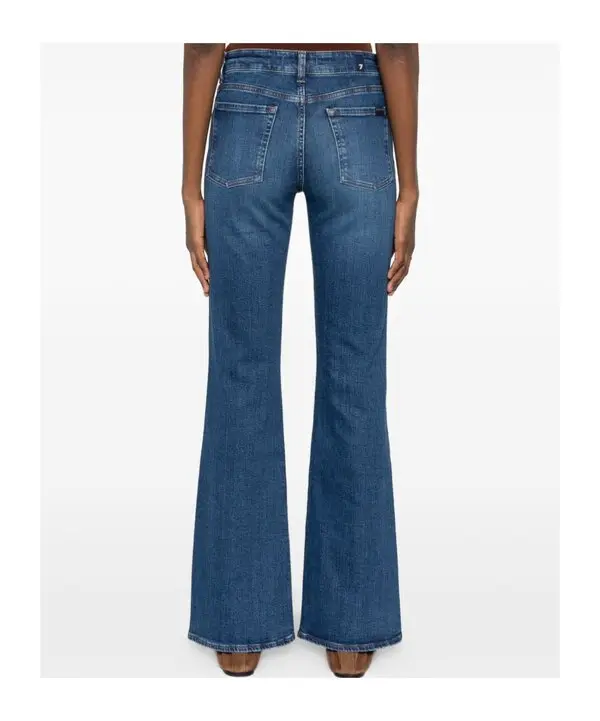 7 For All Mankind Slim Illusion Bootcut Jeans - Blue