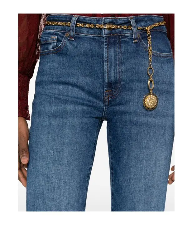 7 For All Mankind Slim Illusion Bootcut Jeans - Blue