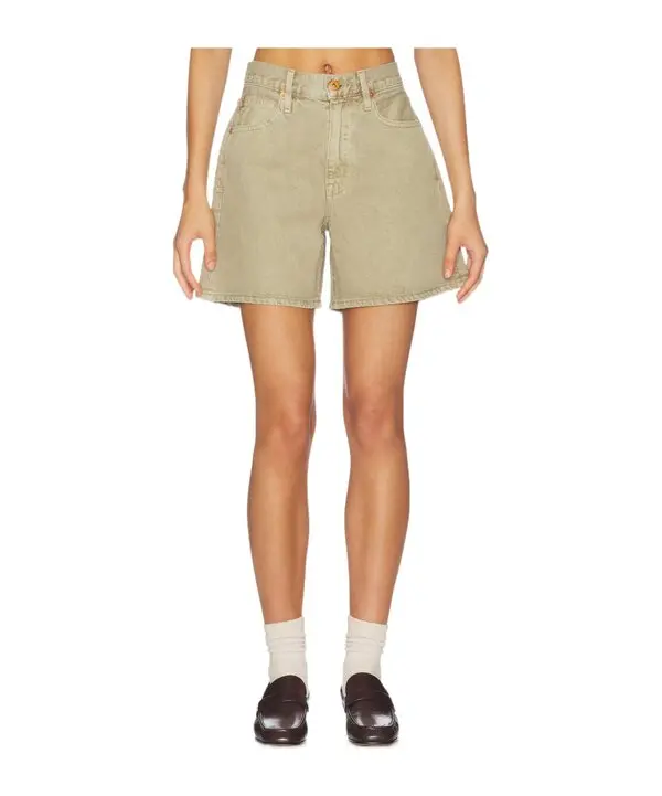 SLVRLAKE Belt Loop Shorts - Nude