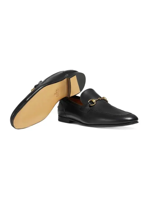 Gucci Jordaan Horsebit Loafers - Black