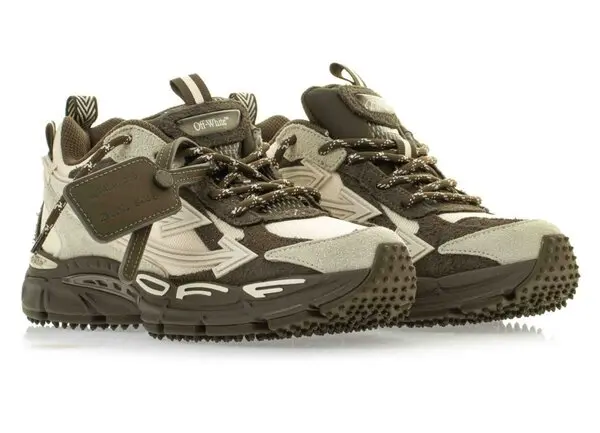 Off-White Be Right Back" Lace-up Sneakers - Green