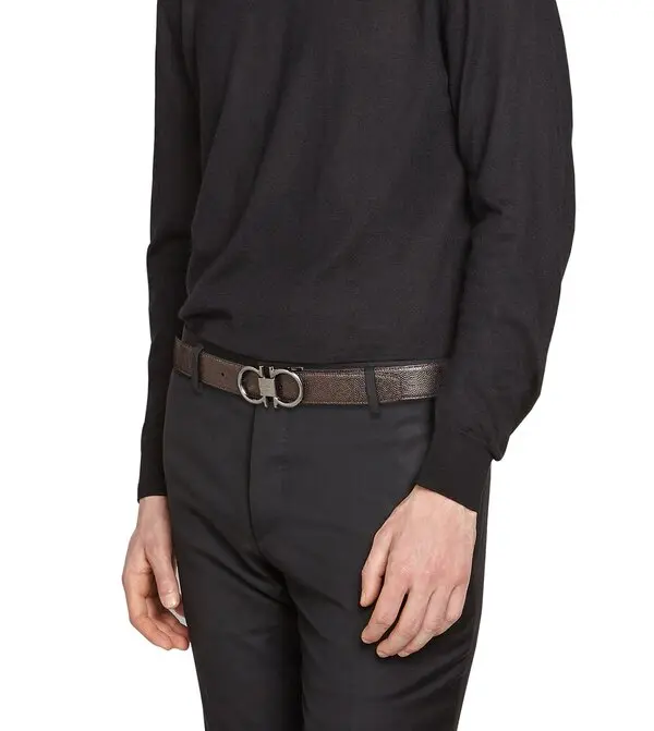 FERRAGAMO Gancini Buckle Belt