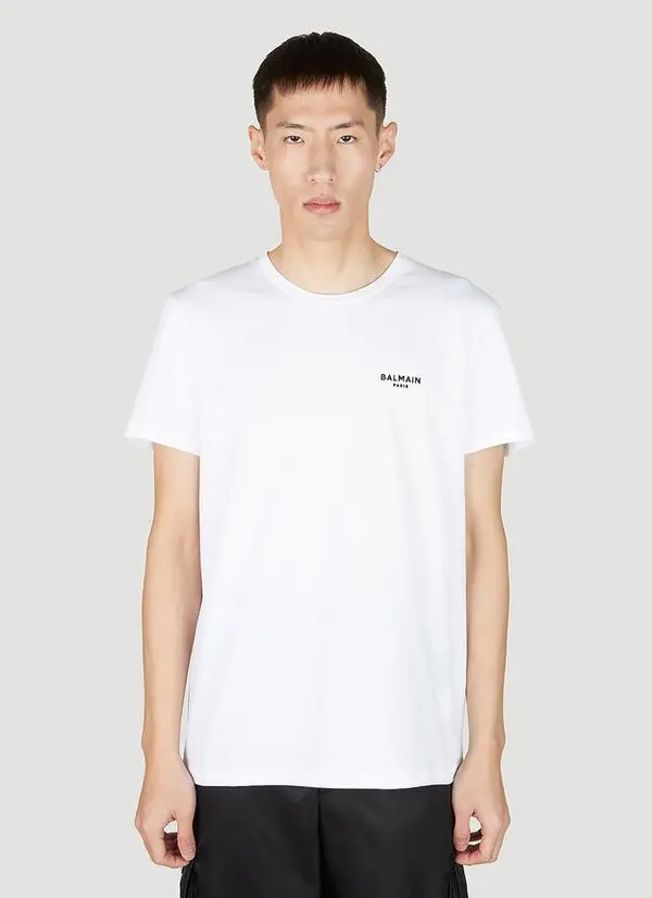 Balmain Logo-print Organic Cotton T-shirt