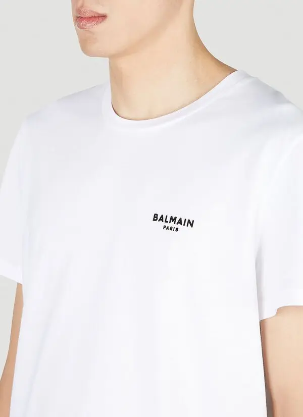 Balmain Logo-print Organic Cotton T-shirt