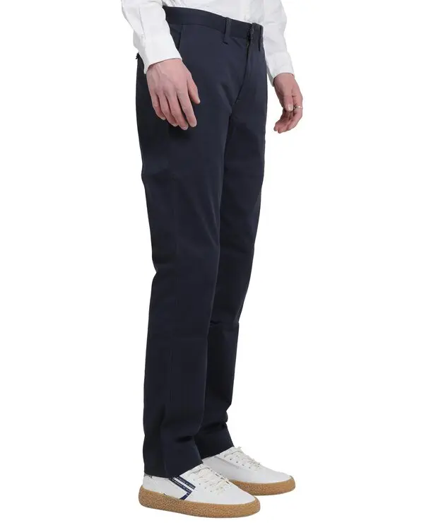 Polo Ralph Lauren Logo Patch Straight-leg Trousers - Navy Blue