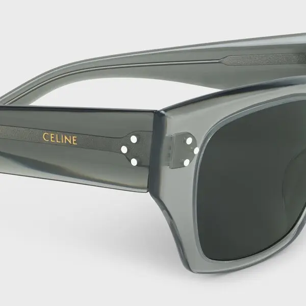Celine Frame 55 Sunglasses In Acetate - Black
