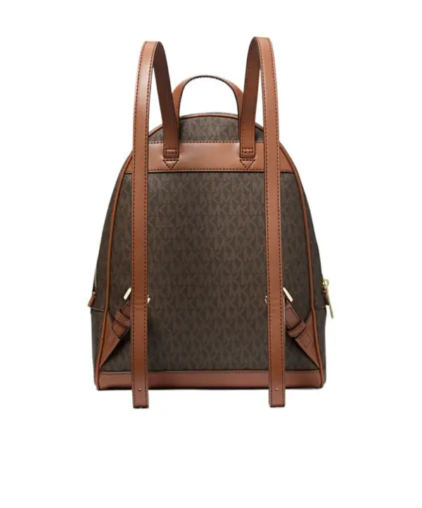 Michael Kors Rhea Medium Signature Logo Backpack - Brown