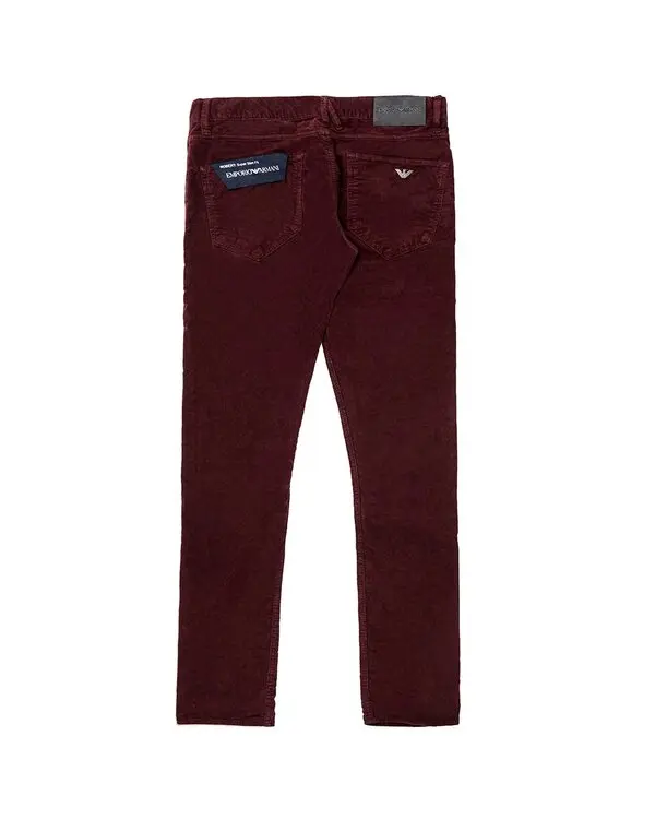 Emporio Armani Logo Straight Leg Jeans - Brown