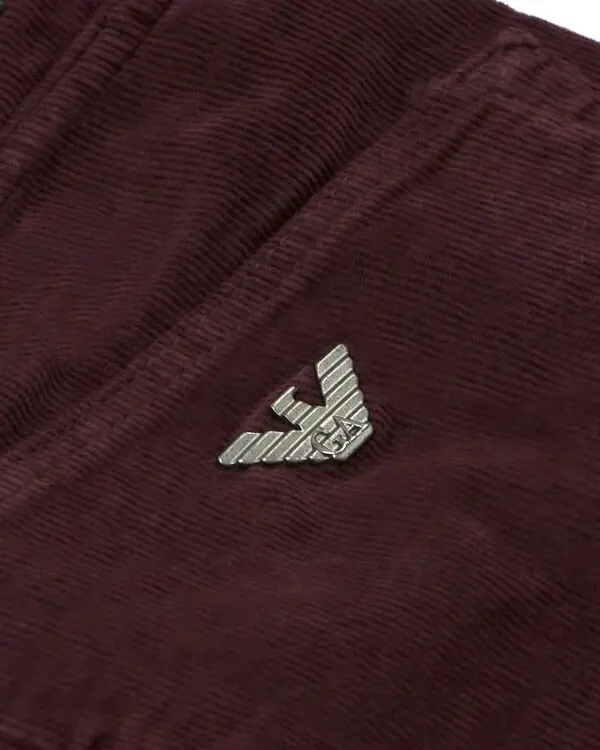 Emporio Armani Logo Straight Leg Jeans - Brown