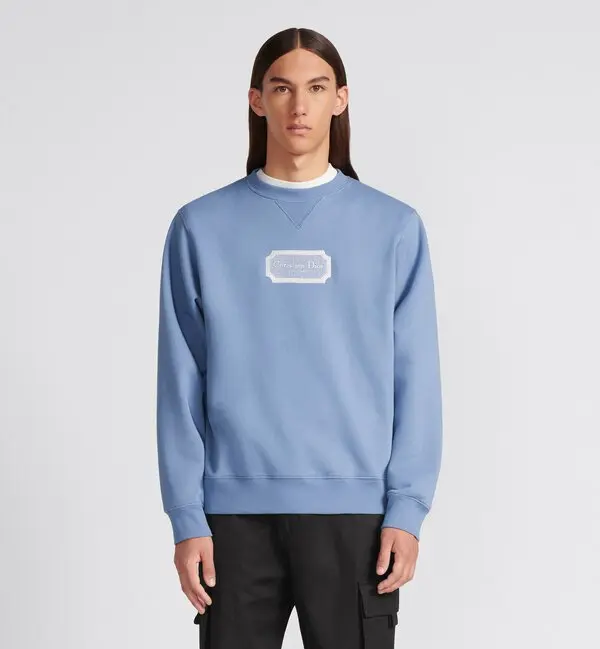 Dior Crewneck Sweatshirt With Logo Patch