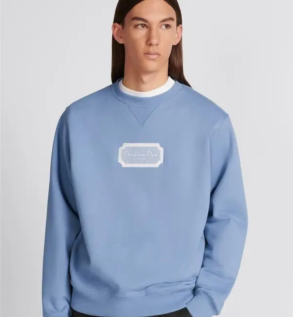 Dior Crewneck Sweatshirt With Logo Patch