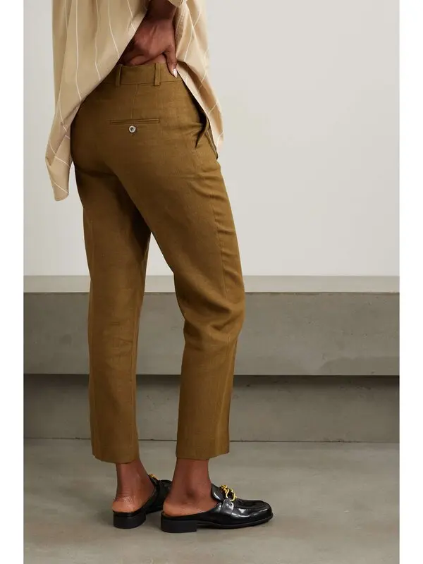 Loro Piana Belt Loop Straight Leg Pants