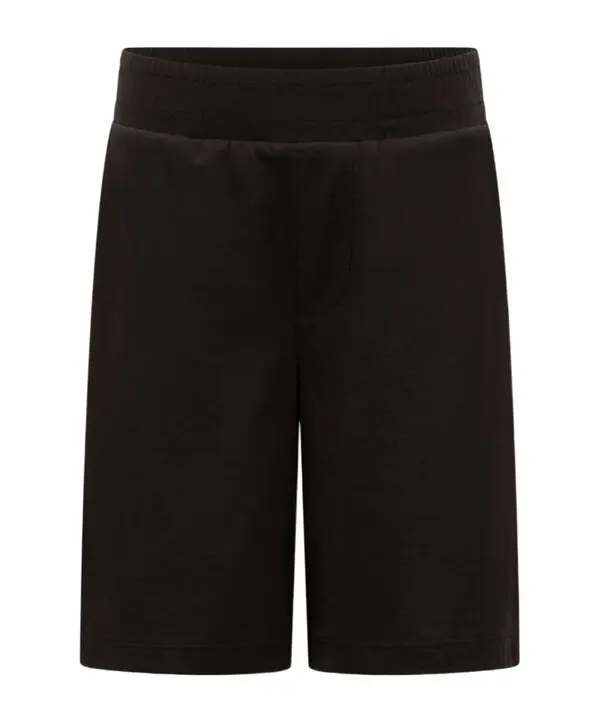 Moncler Logo Patch Bermuda Shorts - Black